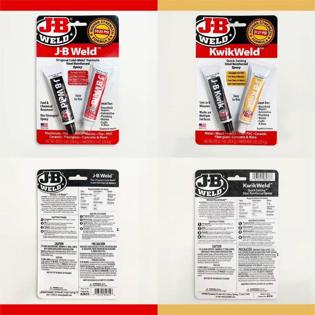 J-B Weld Cold Weld Adhesive (Small quantity in stock, Taiwan shipment ...